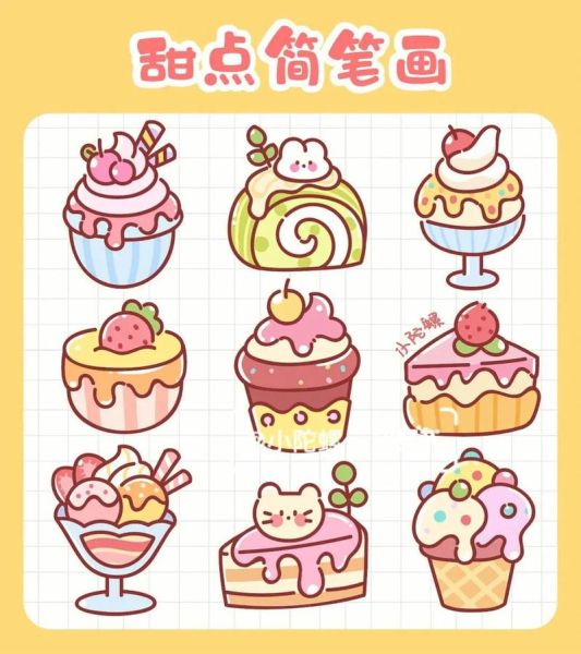 美食简笔画大全_怎么画简单又好看-第1张图片-山城妙识 美食简笔画大全_怎么画简单又好看-第1张图片-山城妙识