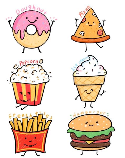 美食简笔画大全_怎么画简单又好看-第3张图片-山城妙识 美食简笔画大全_怎么画简单又好看-第3张图片-山城妙识