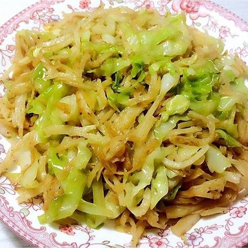 白菜炒饼怎么做_白菜炒饼的家常做法-第2张图片-山城妙识