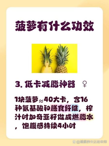 菠萝汁的功效与作用禁忌_孕妇能喝吗-第3张图片-山城妙识