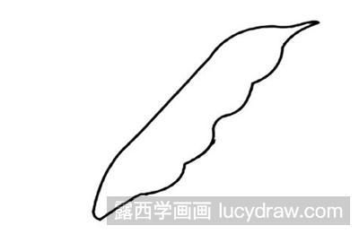 四季豆简笔画怎么画_四季豆简笔画步骤图-第2张图片-山城妙识