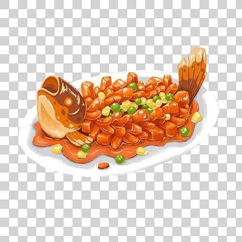 松鼠桂鱼简笔画怎么画_松鼠桂鱼简笔画步骤-第3张图片-山城妙识