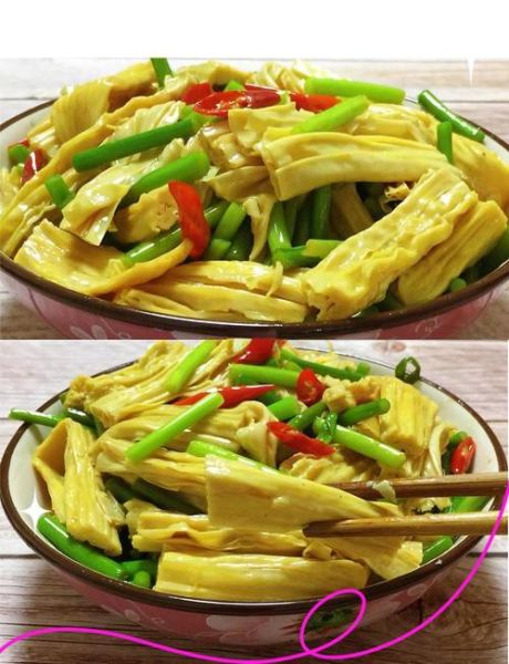 腐竹和什么炒好吃_家常经典搭配-第3张图片-山城妙识