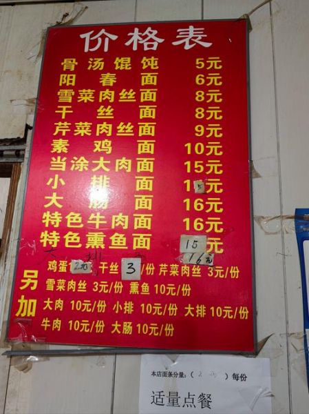 开面馆投资多少钱_开面馆需要哪些成本-第1张图片-山城妙识