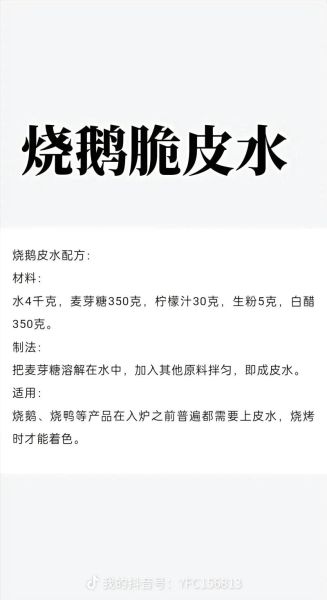 广式烧鹅的做法_烧鹅配方比例是多少-第1张图片-山城妙识