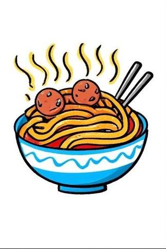 意大利面卡通图片怎么画_意大利面卡通人物设计灵感-第1张图片-山城妙识