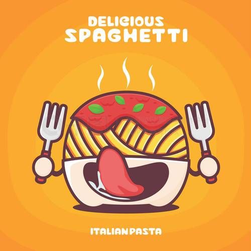 意大利面卡通图片怎么画_意大利面卡通人物设计灵感-第2张图片-山城妙识