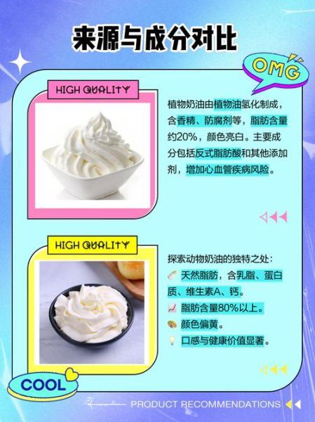 动物奶油和植物奶油哪个更健康_烘焙选哪种奶油更好-第3张图片-山城妙识