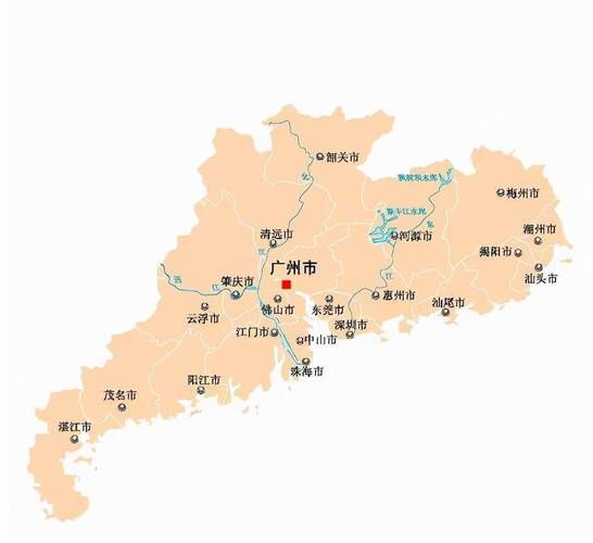 广东省地图_如何看懂广东地形分布-第3张图片-山城妙识