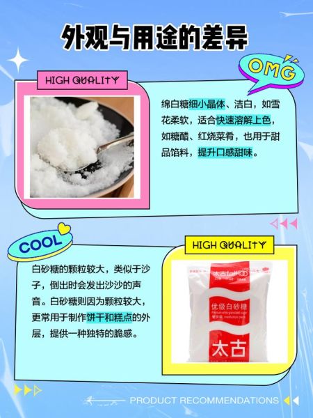 绵白糖和白砂糖的区别_绵白糖可以代替白砂糖吗-第1张图片-山城妙识