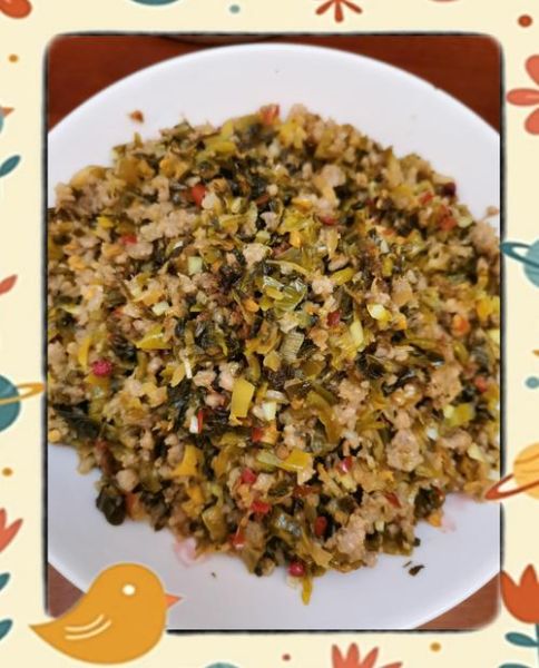 腌菜炒肉末怎么做_腌菜炒肉末用哪种腌菜-第1张图片-山城妙识
