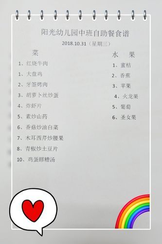 幼儿园自助餐菜谱大全_中餐怎么搭配更营养-第3张图片-山城妙识