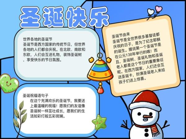 圣诞节手抄报简单又漂亮_怎么做-第3张图片-山城妙识 圣诞节手抄报简单又漂亮_怎么做-第3张图片-山城妙识