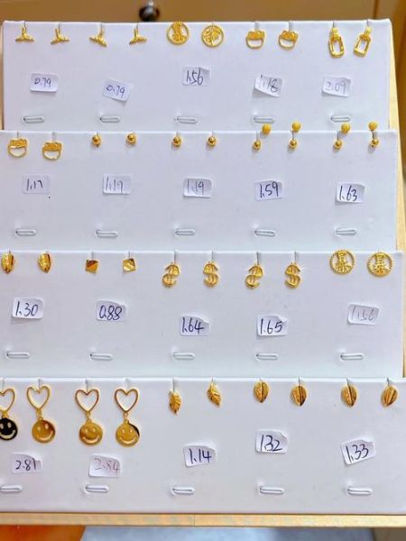 金耳钉一般多少克_女生戴会不会太重-第2张图片-山城妙识 金耳钉一般多少克_女生戴会不会太重-第2张图片-山城妙识