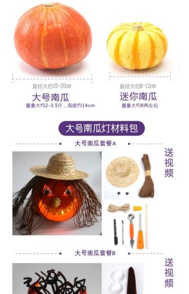 南瓜灯制作材料有哪些_如何挑选-第3张图片-山城妙识