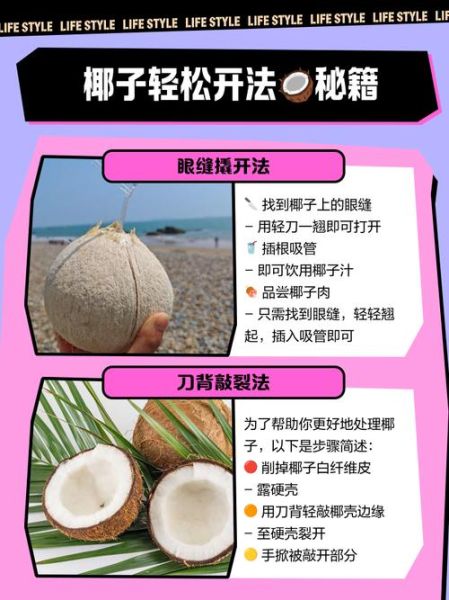 白色椰子怎么打开_图解步骤-第1张图片-山城妙识