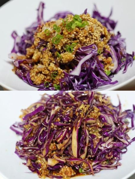 紫甘蓝怎么凉拌才脆_紫甘蓝凉拌要不要焯水-第1张图片-山城妙识