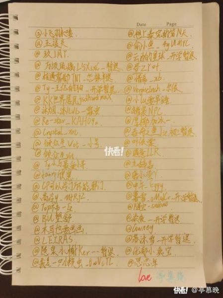 粉丝记事本怎么写_粉丝记事本模板推荐-第2张图片-山城妙识