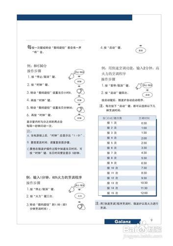 格兰仕微波炉说明书下载_找不到型号怎么办-第2张图片-山城妙识