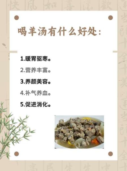 男人喝羊肉汤的功效_男人冬天喝羊肉汤有什么好处-第2张图片-山城妙识 男人喝羊肉汤的功效_男人冬天喝羊肉汤有什么好处-第2张图片-山城妙识