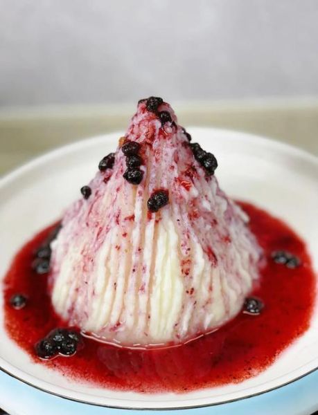 蓝莓山药高大上摆盘_怎么做才惊艳-第1张图片-山城妙识