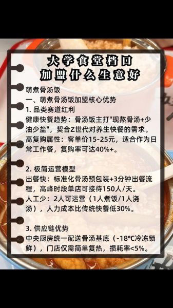 大学食堂档口加盟项目有哪些_如何挑选靠谱档口-第2张图片-山城妙识