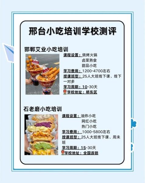 小吃培训哪里好_如何选择靠谱机构-第1张图片-山城妙识