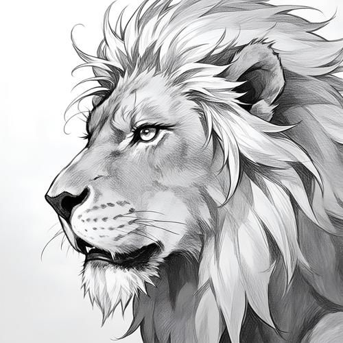 狮子图片大全大图霸气画_如何画出王者气场-第1张图片-山城妙识