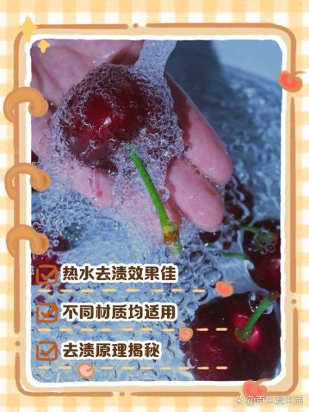 樱桃汁怎么洗_樱桃汁弄到衣服上怎么洗掉-第3张图片-山城妙识