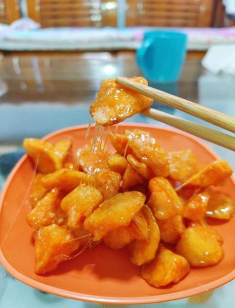 地瓜拔丝怎么做_拔丝地瓜糖浆比例-第2张图片-山城妙识