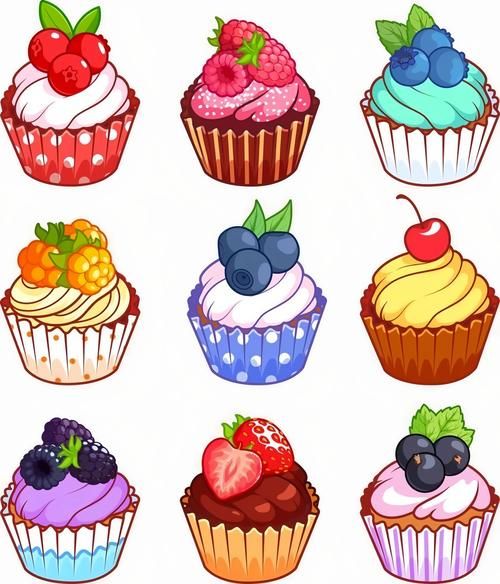 甜品简笔画怎么画_甜品简笔画图片大全-第2张图片-山城妙识