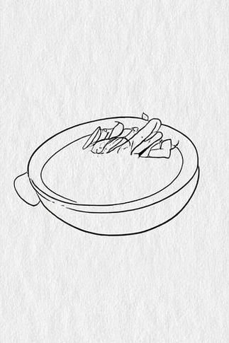 麻婆豆腐简笔画怎么画_麻婆豆腐图片简笔画步骤-第1张图片-山城妙识