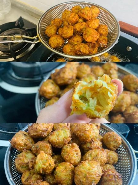 炸素丸子怎么做_素丸子炸多久才金黄酥脆-第2张图片-山城妙识