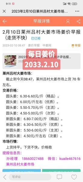 今日生姜价格多少钱一斤_生姜价格走势还会涨吗-第1张图片-山城妙识