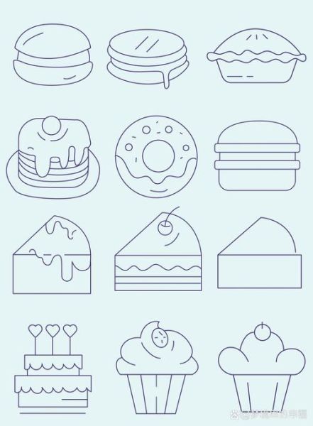 甜点简笔画怎么画_甜点简笔画图片大全-第2张图片-山城妙识 甜点简笔画怎么画_甜点简笔画图片大全-第2张图片-山城妙识