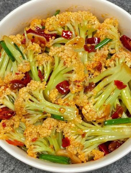 干煸花菜怎么做才脆_家常干煸花菜用焯水吗-第1张图片-山城妙识