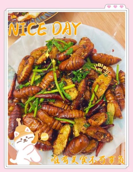 干煸蚕蛹怎么做好吃_干煸蚕蛹的家常做法窍门-第2张图片-山城妙识