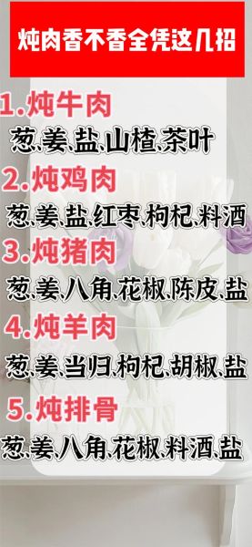 炖肉放什么调料_炖肉去腥增香用哪些香料-第3张图片-山城妙识