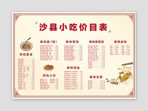 沙县小吃有哪些菜品_沙县小吃菜单价格表-第3张图片-山城妙识 沙县小吃有哪些菜品_沙县小吃菜单价格表-第3张图片-山城妙识