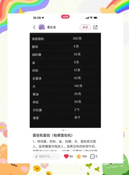 面包机做面包的详细步骤_面包机食谱电子版-第1张图片-山城妙识