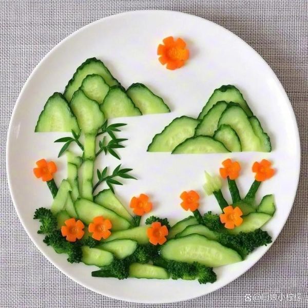蔬菜拼盘怎么做_创意蔬菜拼盘图片大全-第1张图片-山城妙识