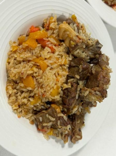 羊肉抓饭怎么做_正宗新疆做法图解-第2张图片-山城妙识