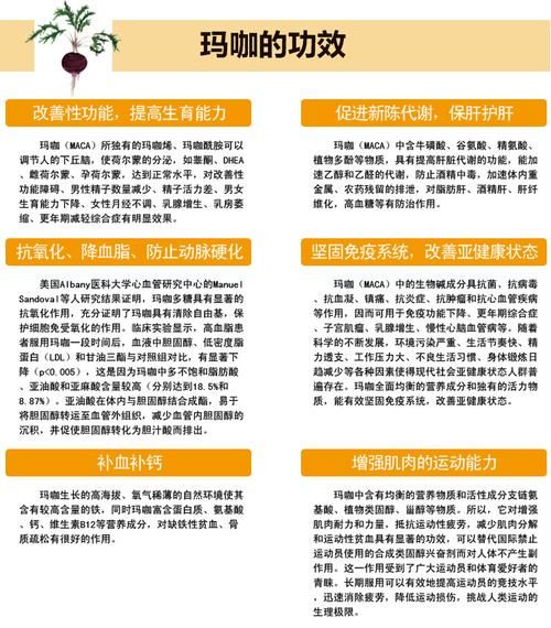 玛咖女人吃有什么功效_女人吃玛咖多久见效-第2张图片-山城妙识