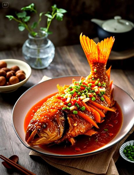 糖醋鲤鱼是哪里的菜系_正宗做法揭秘-第1张图片-山城妙识