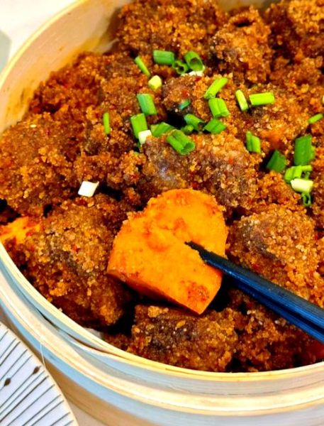 粉蒸排骨怎么做_粉蒸排骨用什么米粉-第3张图片-山城妙识