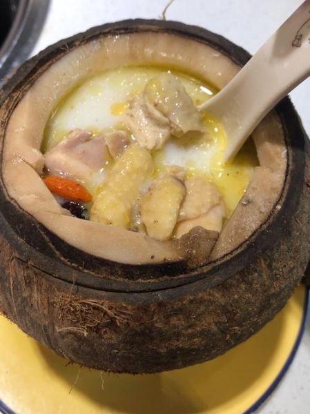椰子煮鸡汤怎么做_椰子鸡汤的正宗做法-第1张图片-山城妙识