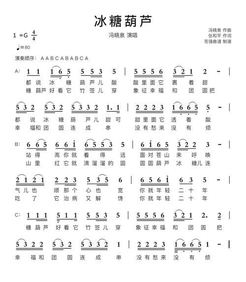 冰糖葫芦原唱歌词_冰糖葫芦歌词表达了什么情感-第1张图片-山城妙识