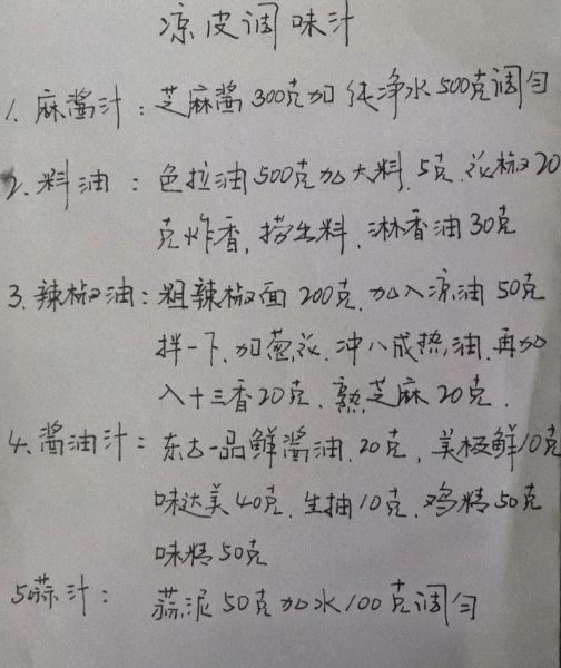 拌凉皮的调料怎么做_凉皮调料汁配方-第2张图片-山城妙识 拌凉皮的调料怎么做_凉皮调料汁配方-第2张图片-山城妙识