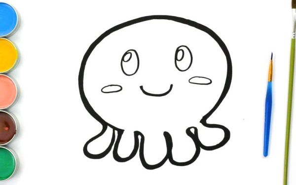 章鱼简笔画怎么画_章鱼简笔画图片带颜色教程-第3张图片-山城妙识 章鱼简笔画怎么画_章鱼简笔画图片带颜色教程-第3张图片-山城妙识