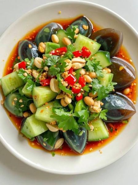 凉拌皮蛋的料汁怎么做_皮蛋凉拌汁怎么调好吃-第3张图片-山城妙识